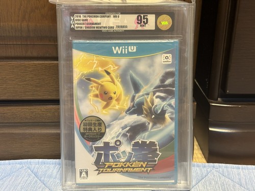 VGA 95 Pokken Tournament Japanese w/Amiibo Card Wii U FACTORY SEALED | eBay