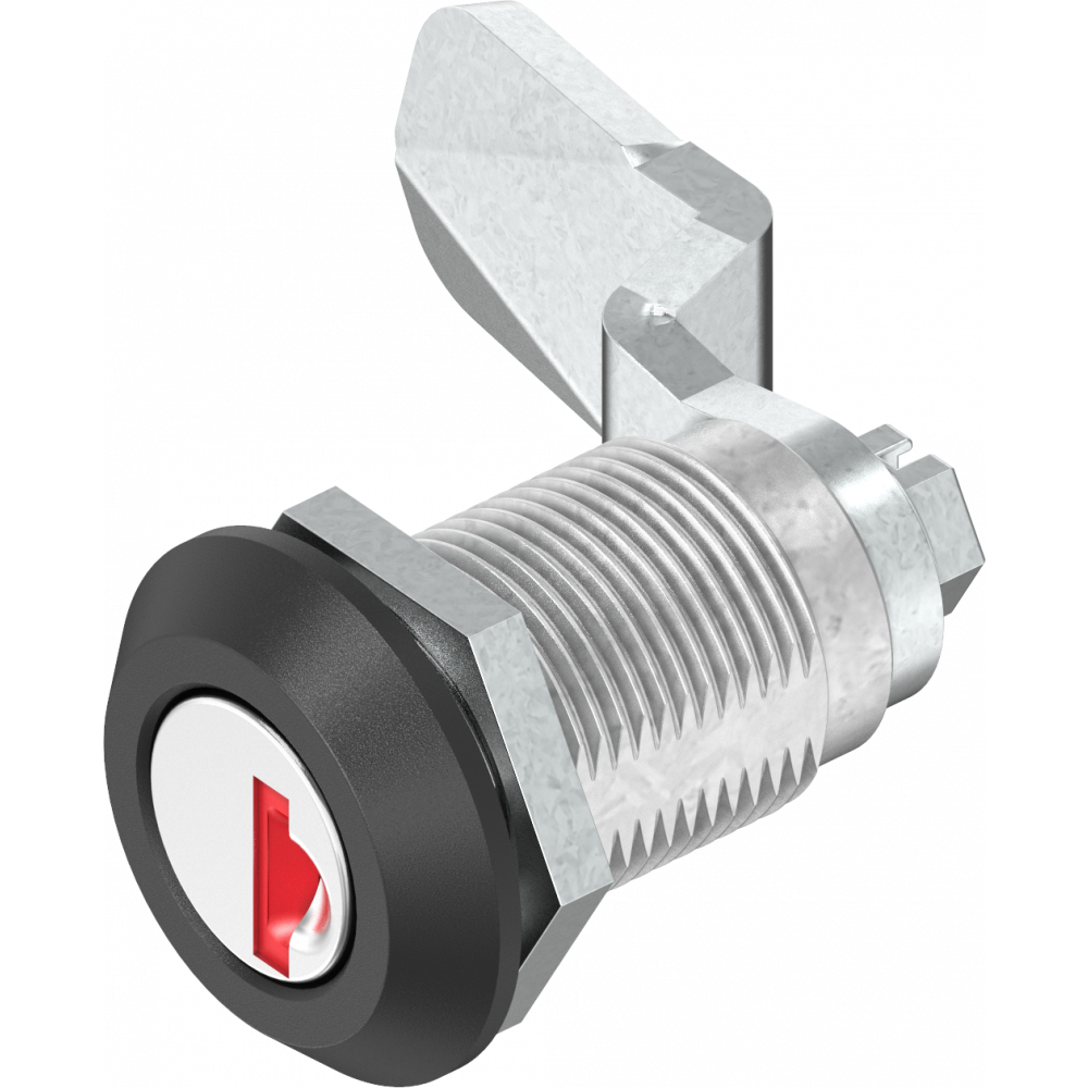 Vorreiber mit Steckzylinder schwarz Klappenschloss Wohnwagen Gaskasten ...