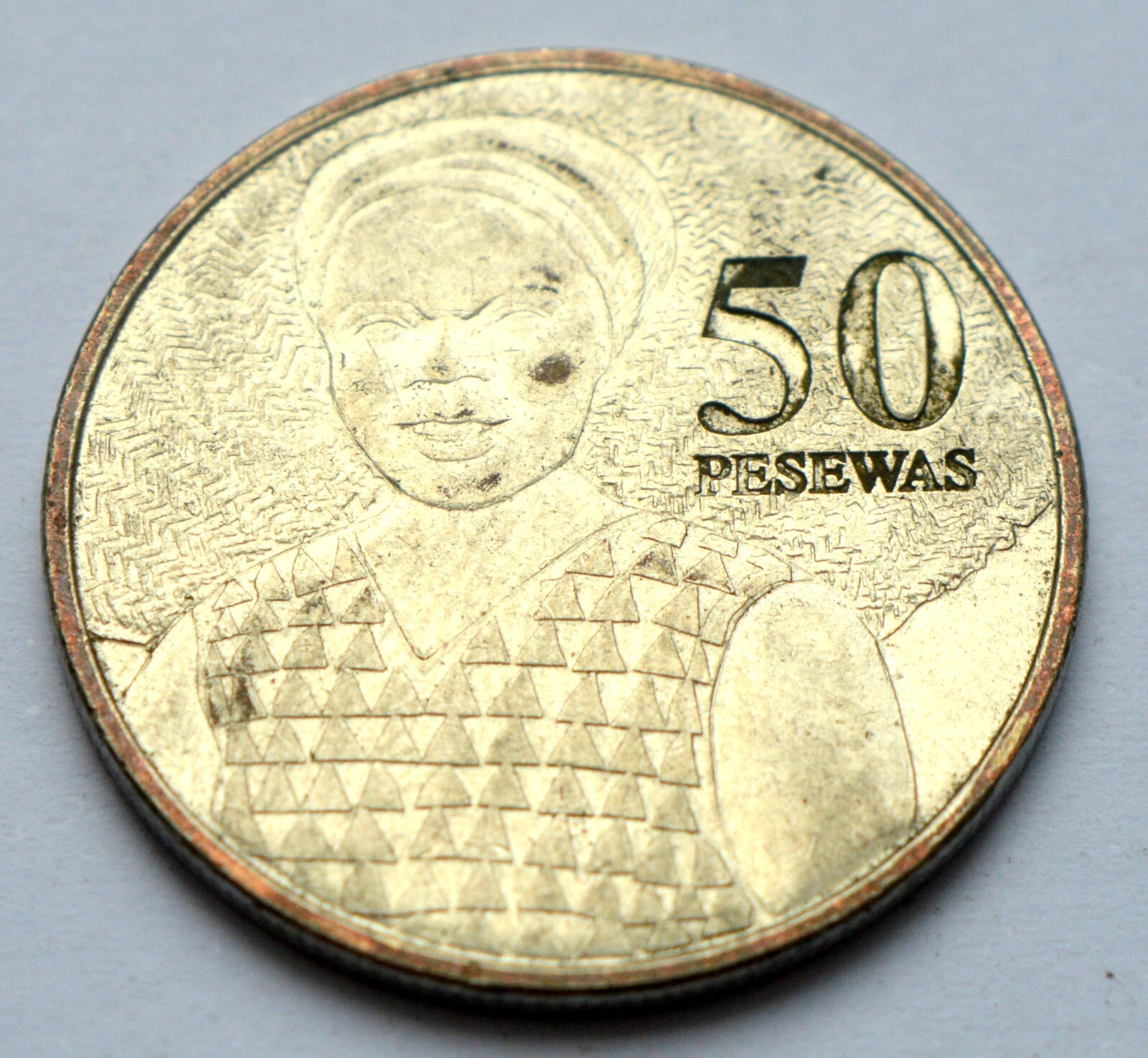 GHANA 50 PESEWAS 2007 OLD COIN | eBay