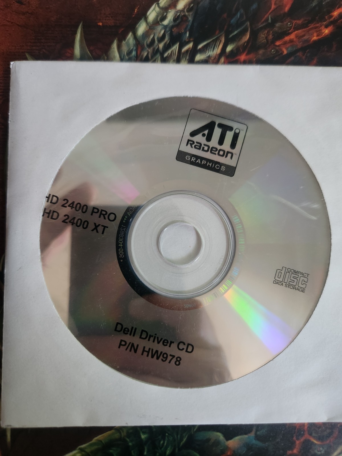 Dell Driver CD-ROM for ATI Radeon HD 2400 Pro & ATI Radeon HD 2400 XT ...