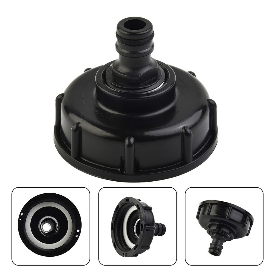 1/2, 3/4 IBC Tank Tap 60mm Coarse Thread Fitting 1000L Water Container ...