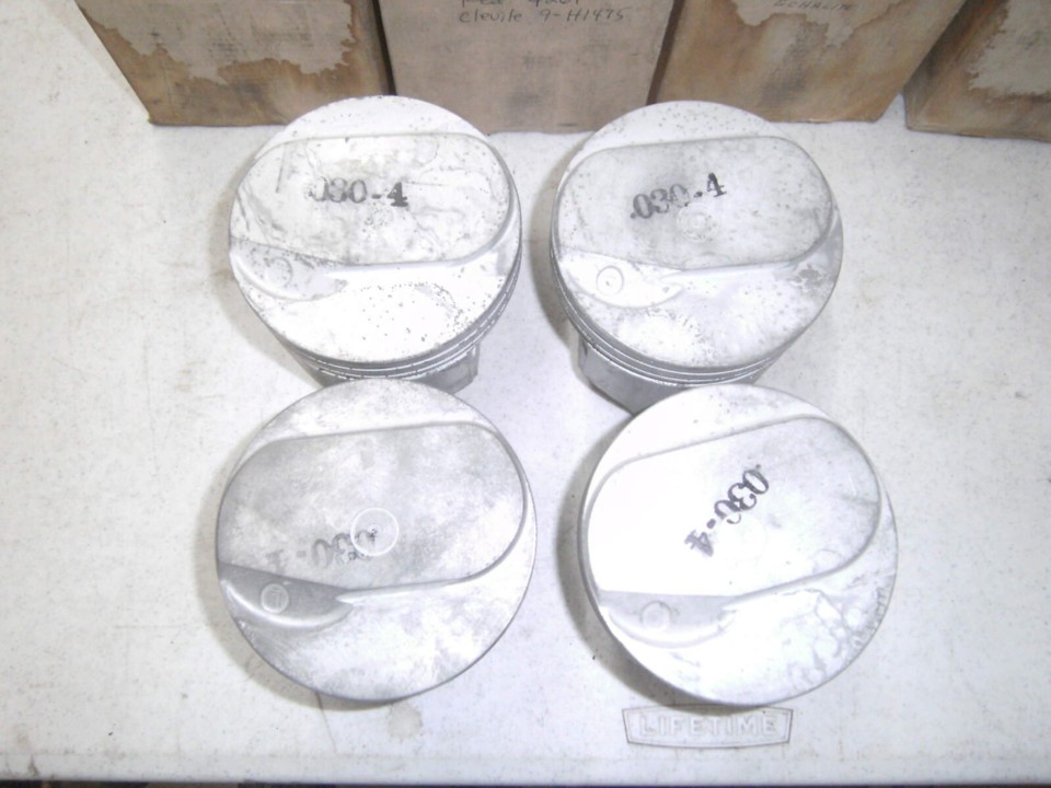 4) NOS 1970 Chevrolet Corvette 454 030 LH Pistons 70 GM Chevelle ...