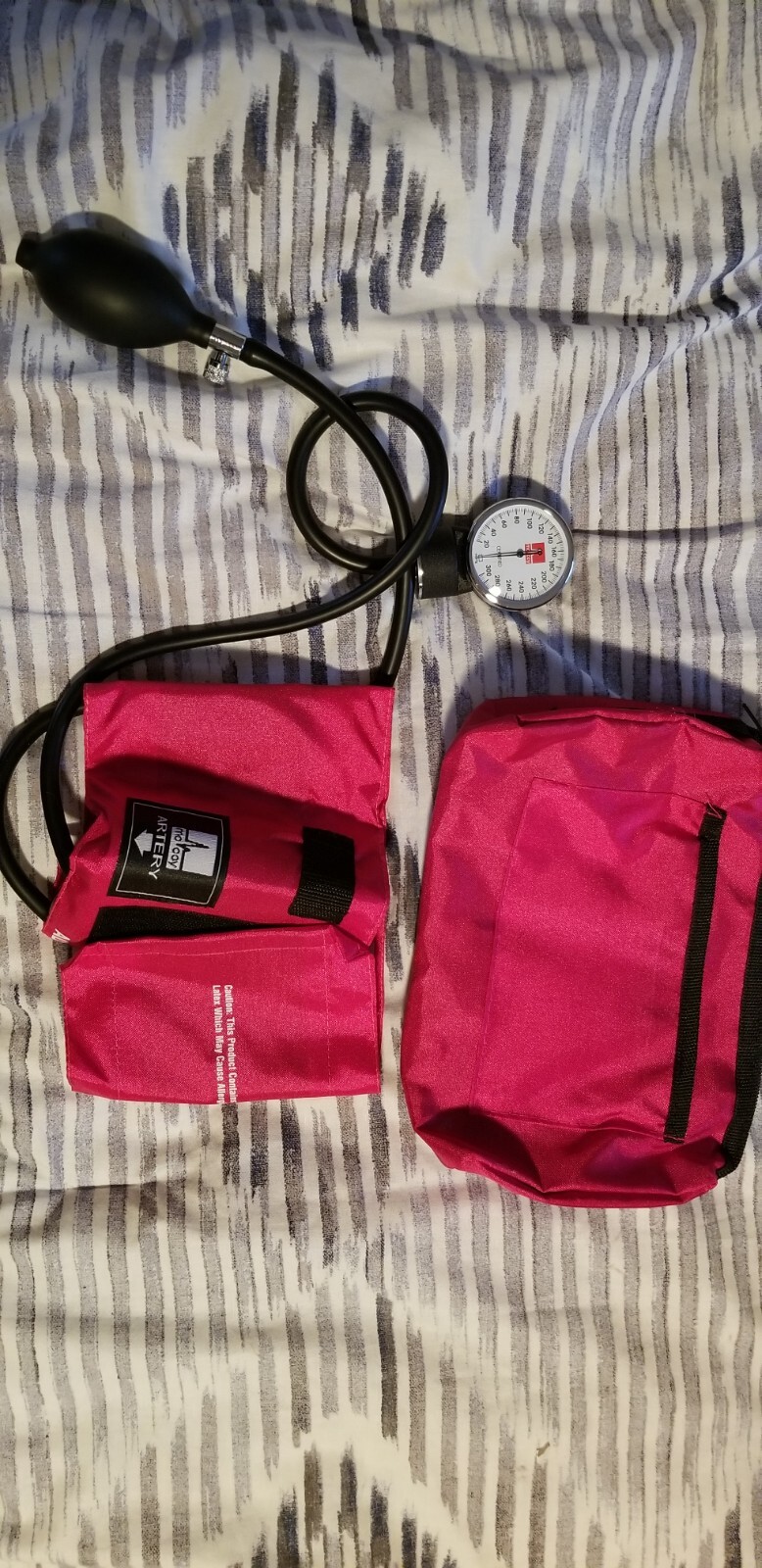 Sphygmomanometer Blood Pressure Set W/Adult Cuff, w Carrying Case | eBay