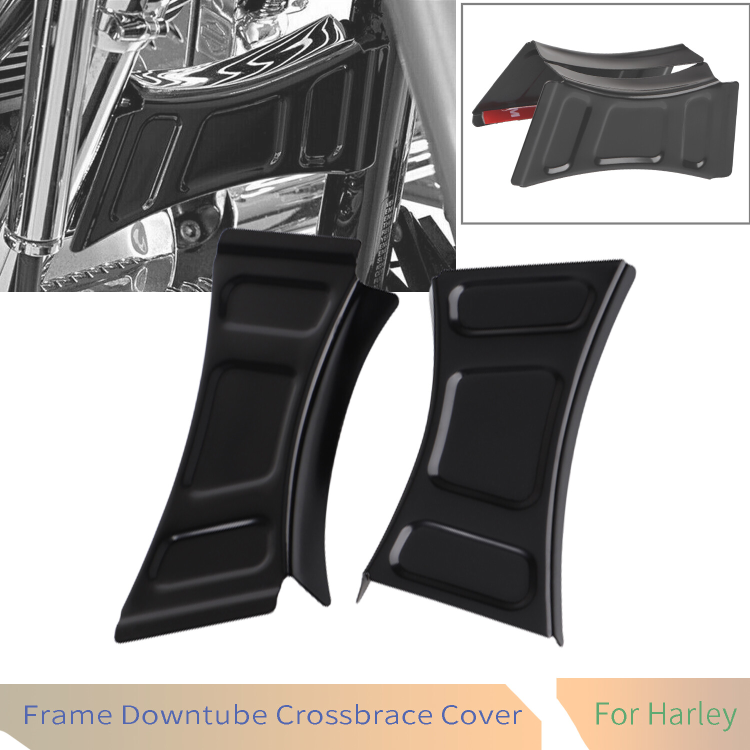 Frame Downtube Crossbrace Cover Accent Trim For Harley Electra Street ...
