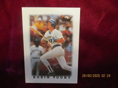 1988 Topps Mini Baseball Card #21 Robin Yount | eBay
