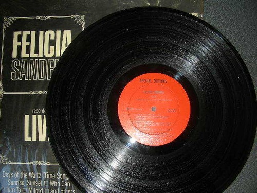 Pop LP Felicia Sanders "Live" Special Editions Records SHRINK WRAP VG+ ...