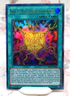 Yugioh - Rank-Up-Magic Argent Chaos Force BROL-EN091 Ultra Rare - NM/M ...