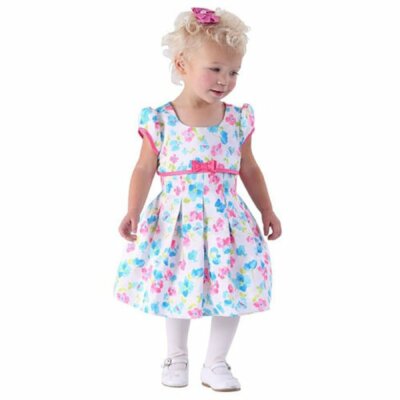 Jona Michelle Baby Girl Infant Toddler Girls Cap Sleeve Floral Party ...