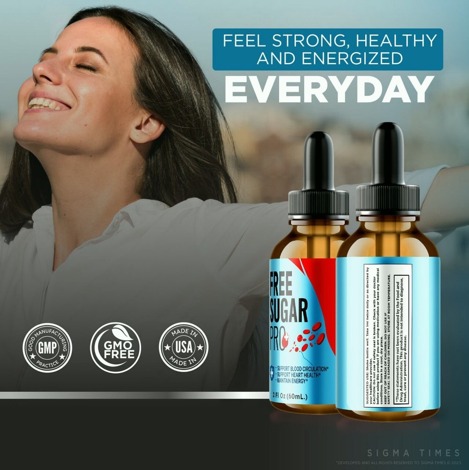 Free Sugar Pro Drops to Support Blood Health and Overall Wellness (30 ...