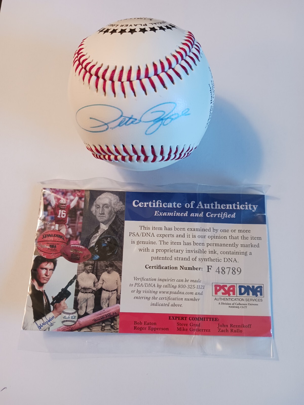 Pete Rose Autographed Baseball Limited Edition of 2,500 HIT KING PSA ...