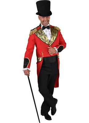 Deluxe Gents Greatest Showman / Ringmaster / Circus Director (style 2 ...
