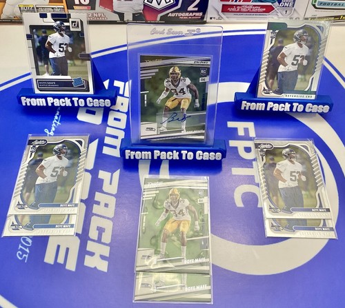 2022 Boye Mafe Rookie Card Lot (9) Variety Prestige AUTO Seahawks RC!!🔥 ...