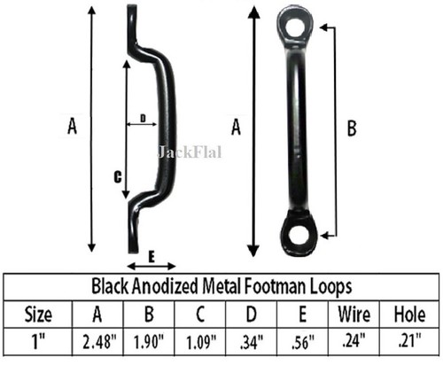 Footman Loops 10 Pack Military f Truck Trailer Jeep Tie Down Eye Strap ...