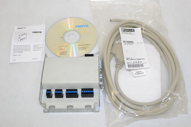 Festo Cmmo-st-c5-1-diop 1512316 Drive Control Unit and Cable Tn8001373 ...