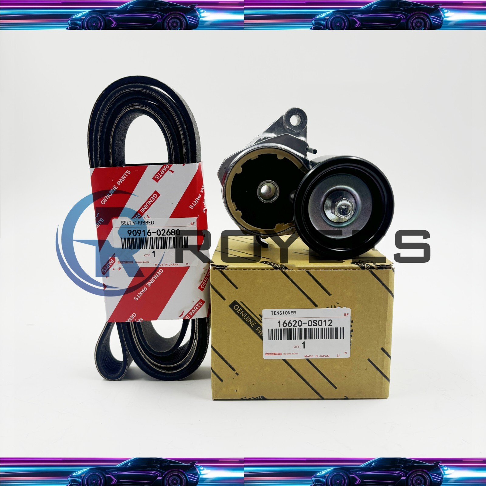 NEW for TOYOTA TUNDRA 5.7L DRIVE BELT & TENSIONER 166200S012 ...