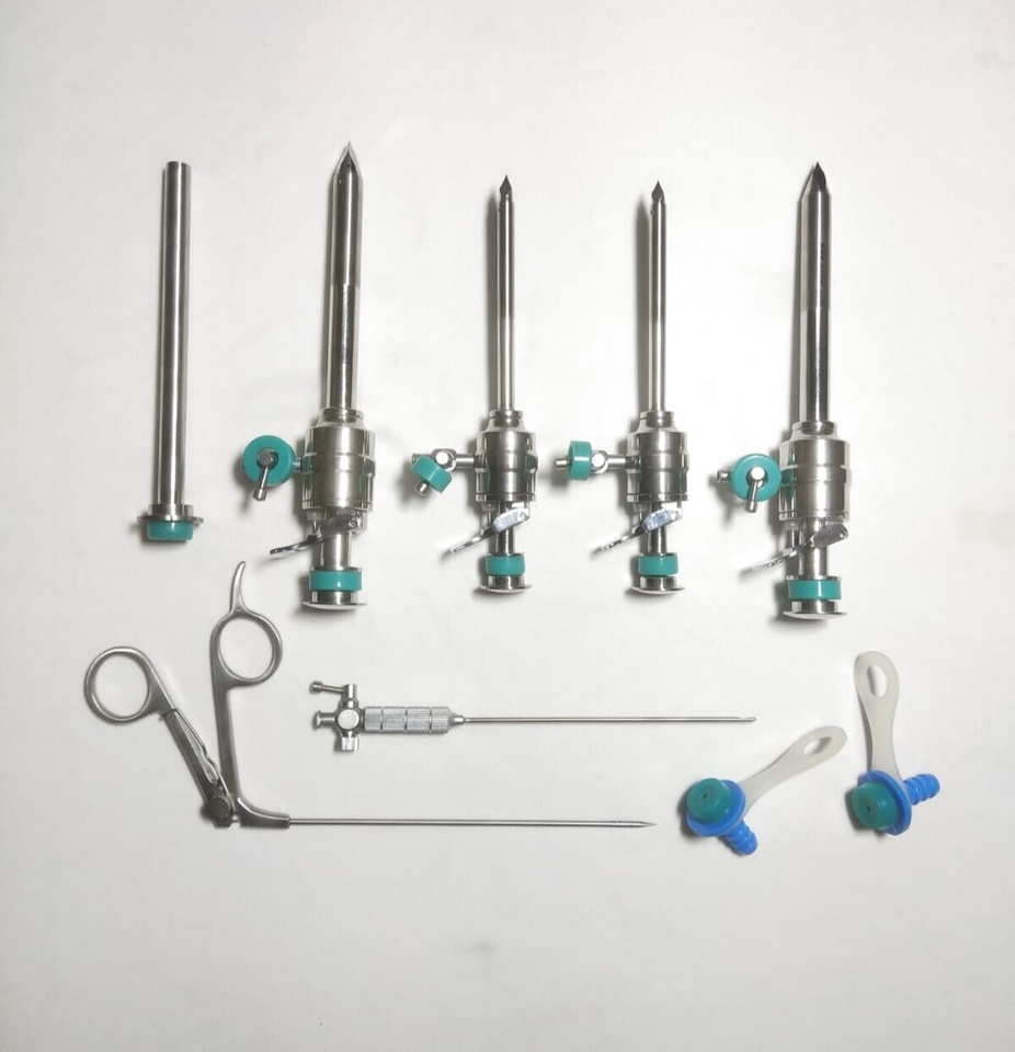 Laparoscopic Trocar Port Closure Forceps Laparoscopy Surgi Instr Set of ...