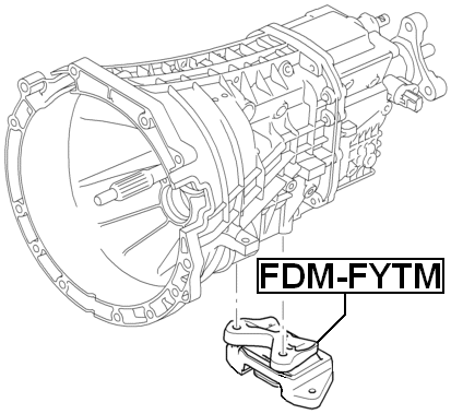 Transmission Mount FEBEST FDM-FYTM OEM 1494924 | eBay