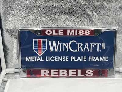 Ole Miss Rebels NCAA Laser Cut License Plate Frame Rico | eBay