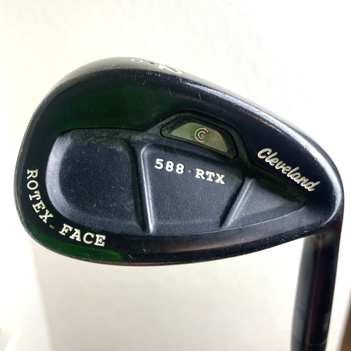 Cleveland 588 RTX Rotex Face CB Black Pearl 52* 10* Gap Wedge Dynamic ...