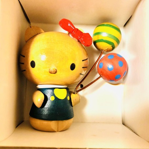 Hello Kitty Wood Collection Set of 5 70s Figure Retro #68e857 | eBay