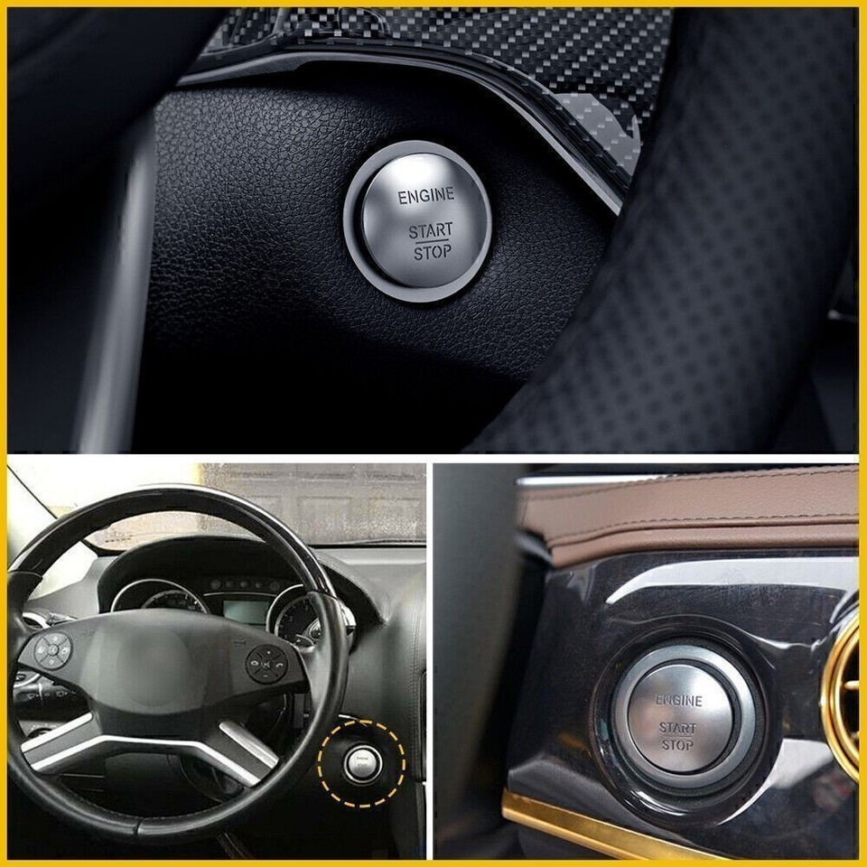For Mercedes Benz Push To Start Button Engine Start Stop Push Button ...