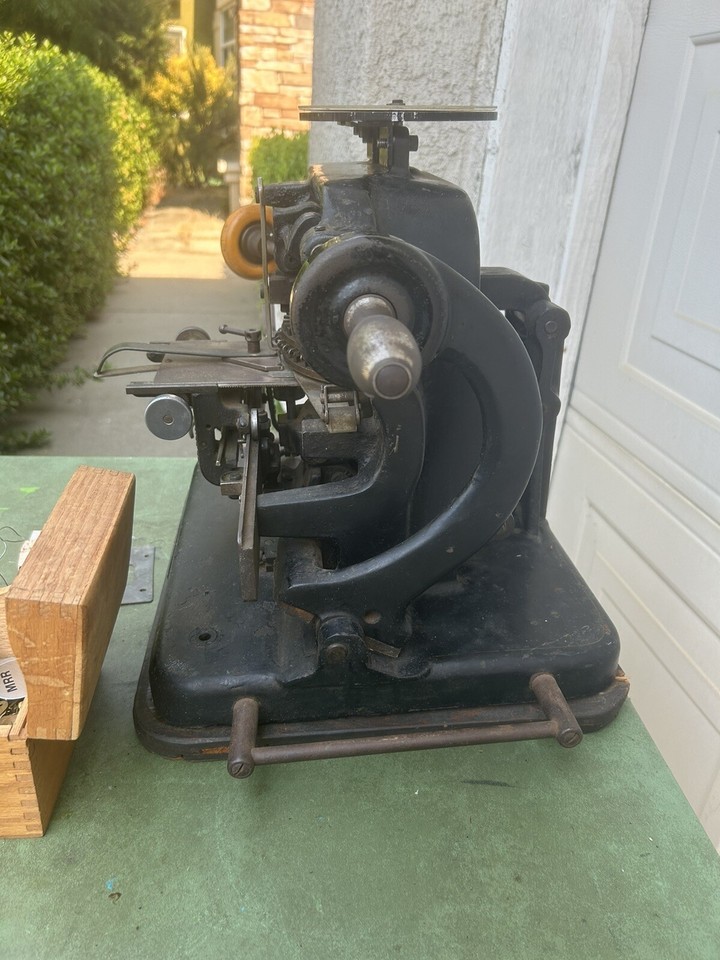 Vintage Graphotype Dog Tag Machine - G1 - 44 Addressograph Co. + Parts ...