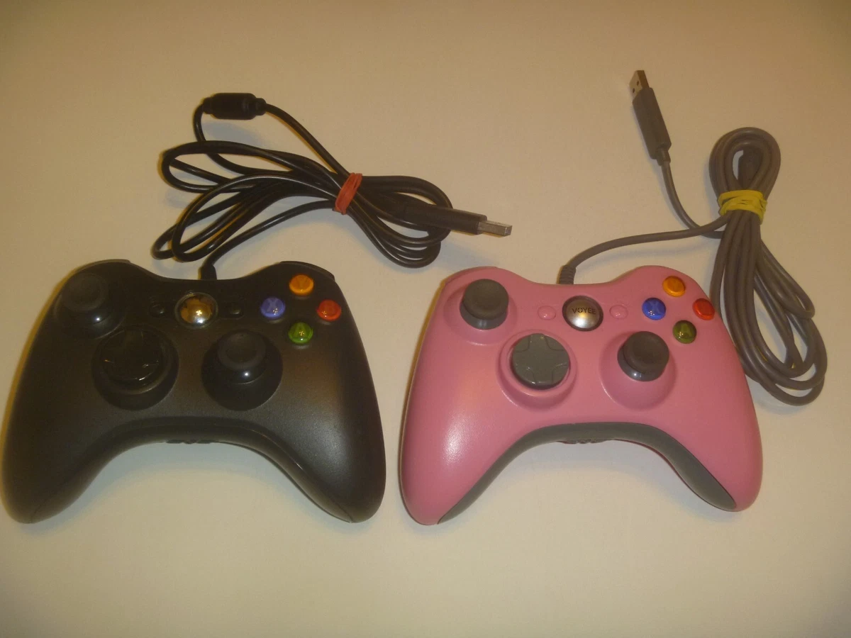Pink And Black Xbox 360 Controller