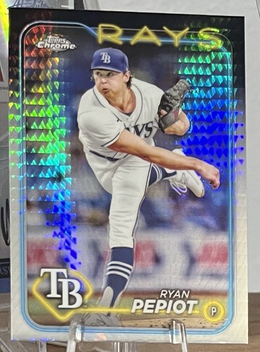 2024 Topps Chrome RYAN PEPIOT Prism Refractor #128 Rays | eBay