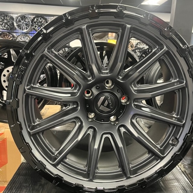 4 Fuel Piston FC866 17" Gray Wheels Rims 17x9 -12mm 5x5 5x127 Jeep ...