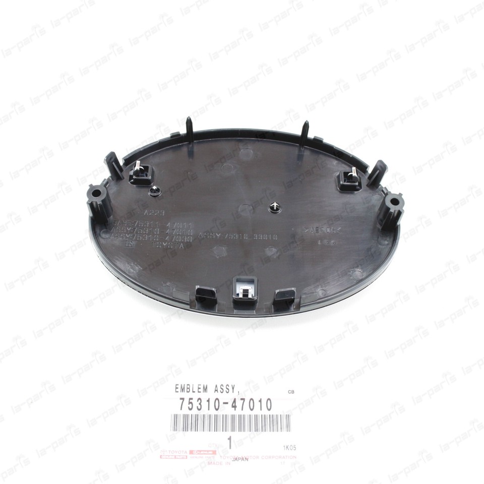 NEW GENUINE TOYOTA HYBRID FRONT RADIATOR GRILLE EMBLEM BADGE 75310 ...