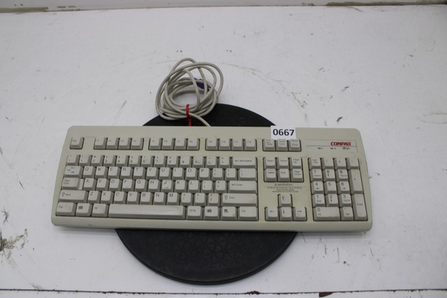 Compaq Keyboard 166516-006 / Model KB-9860 Hard Wired Vintage for sale ...