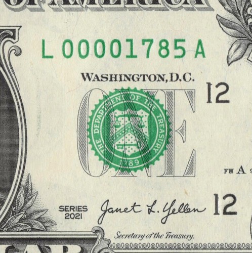 Low Serial Number One Dollar Bill 1785 Year Date Note Crisp UNC | eBay