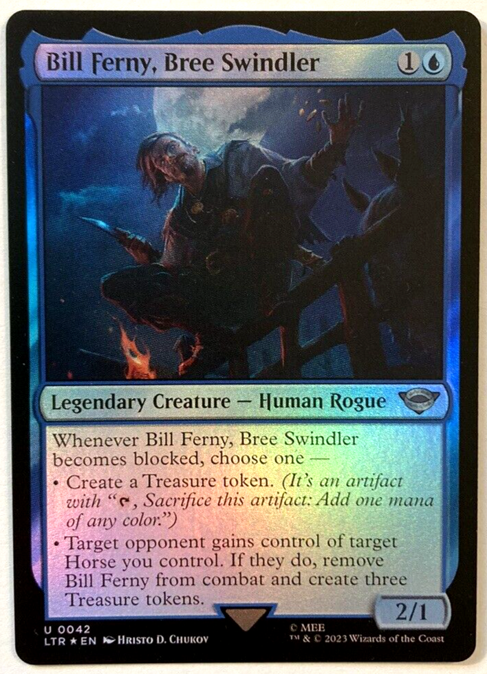 MTG Bill Ferny, Bree Swindler The Lord of the Rings 0042 Pack Fresh | eBay