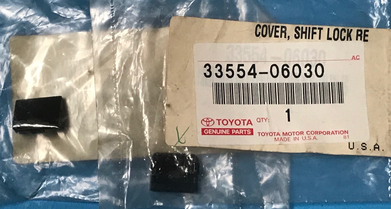 Genuine Lexus Toyota 3355406030 Cover Shift Lock Release Button 33554 ...
