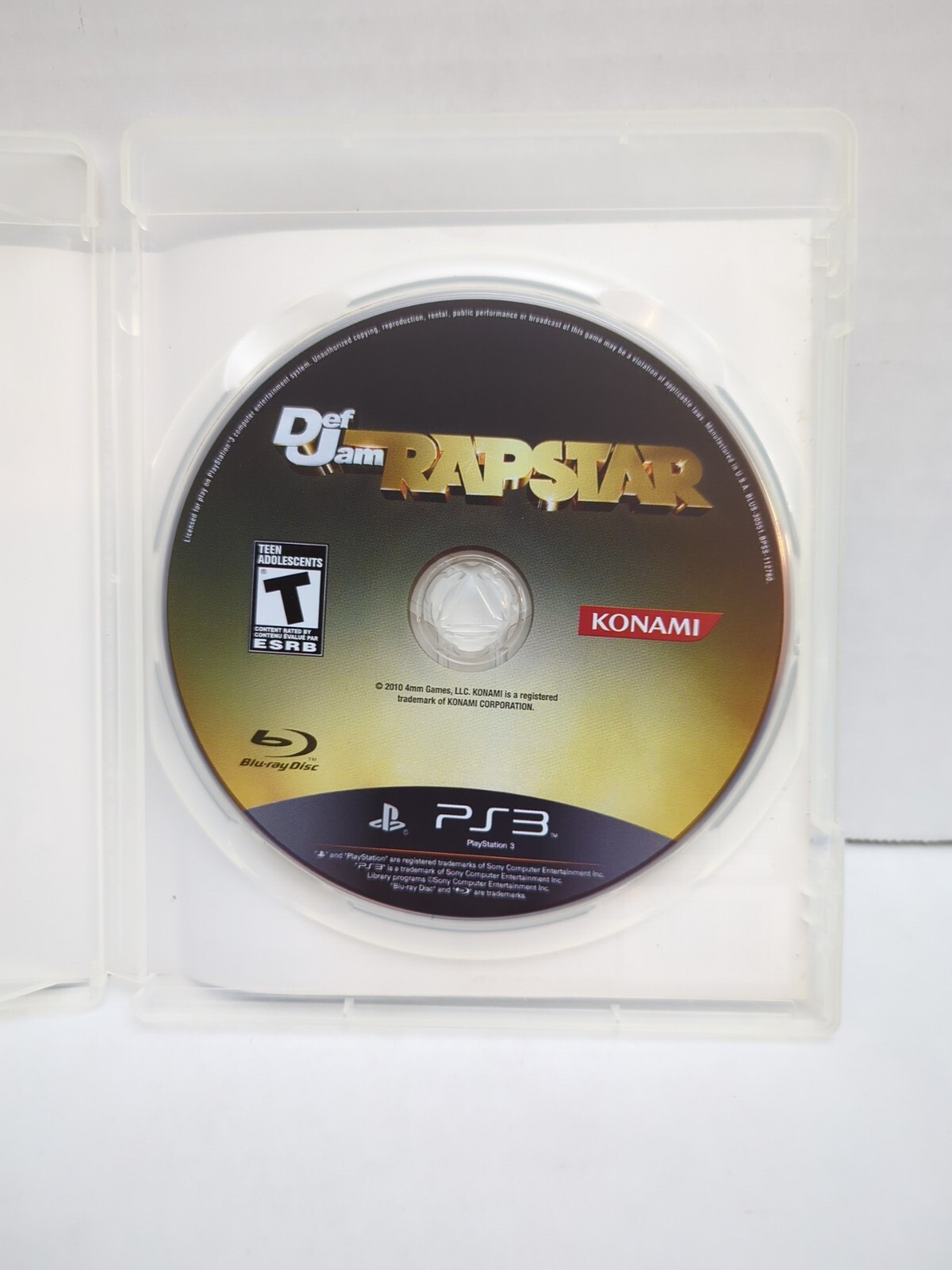 Def Jam Rapstar (Sony PlayStation 3, 2010) Black Label, PS3 83717201991 ...
