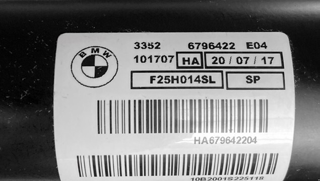 NEW 33526796422 Genuine BMW X3 X4 F25 OEM Rear Shock Absorber Kit Pair ...