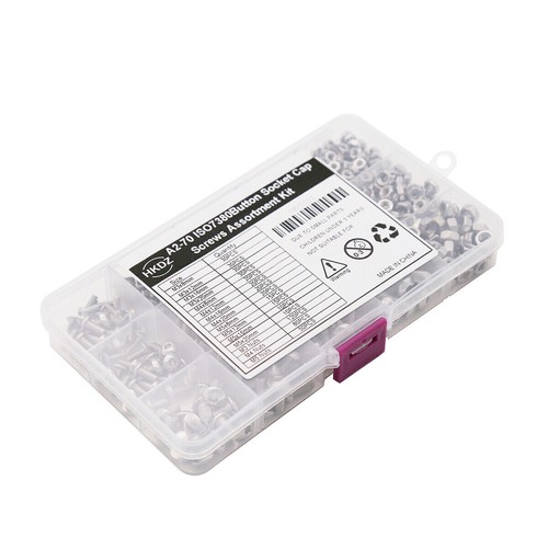 Linsenkopf/Zylinder/Senkkopfschrauben Muttern Sortiment Edelstahl ...