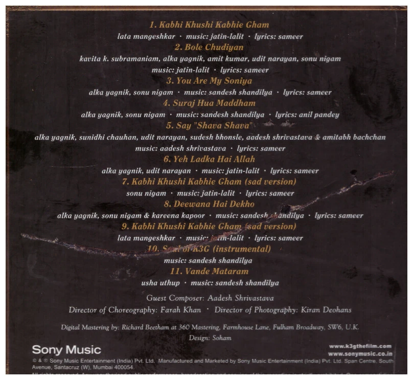 Hrithik Roshan Kabhi Khushi Kabhi Gham Songs