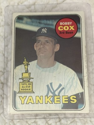 Bobby Cox New York Yankees 1969 Topps All-Star Rookie # 237 | eBay