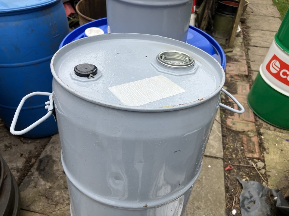 Blue Plastic 210 Litre Barrels £15 Each | eBay UK