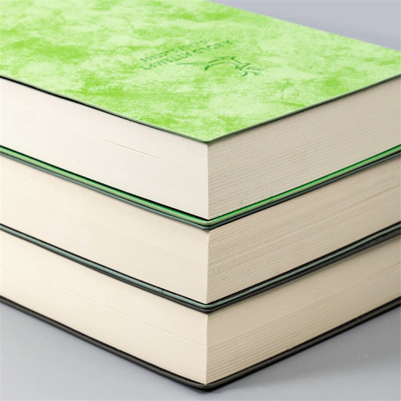 A6 Size 5.7*4" Small Soft PU Leather Thick Notebook 640 Pages Blank ...