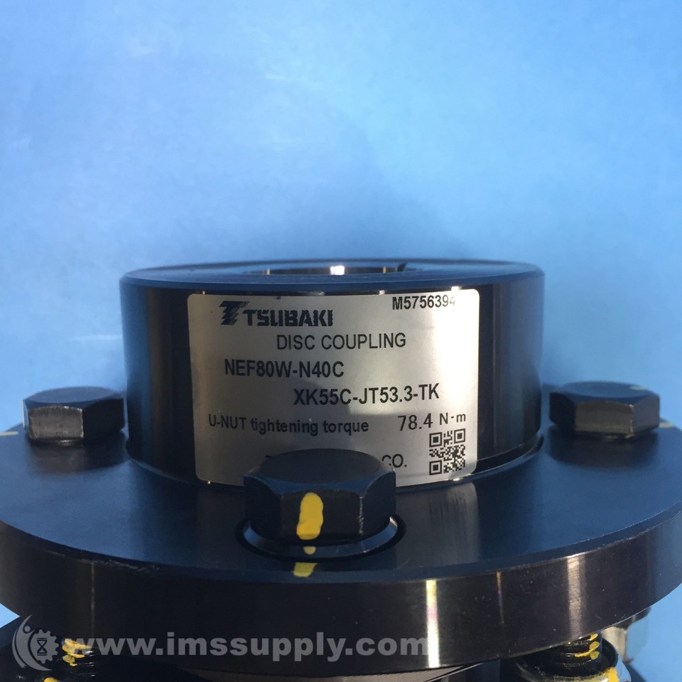 Tsubaki NEF80W-N40C XK55C-JT53.3-TK Disc Coupling FNIP | eBay