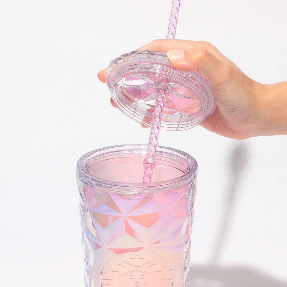 Starbucks Wicked Cold Cup Tumbler Glinda Prism Pink 710ml 24oz. Japan ...