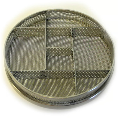 Insert Basket With 8 Divisions Ø80mm SS Electropolished For Elma Solvex ...