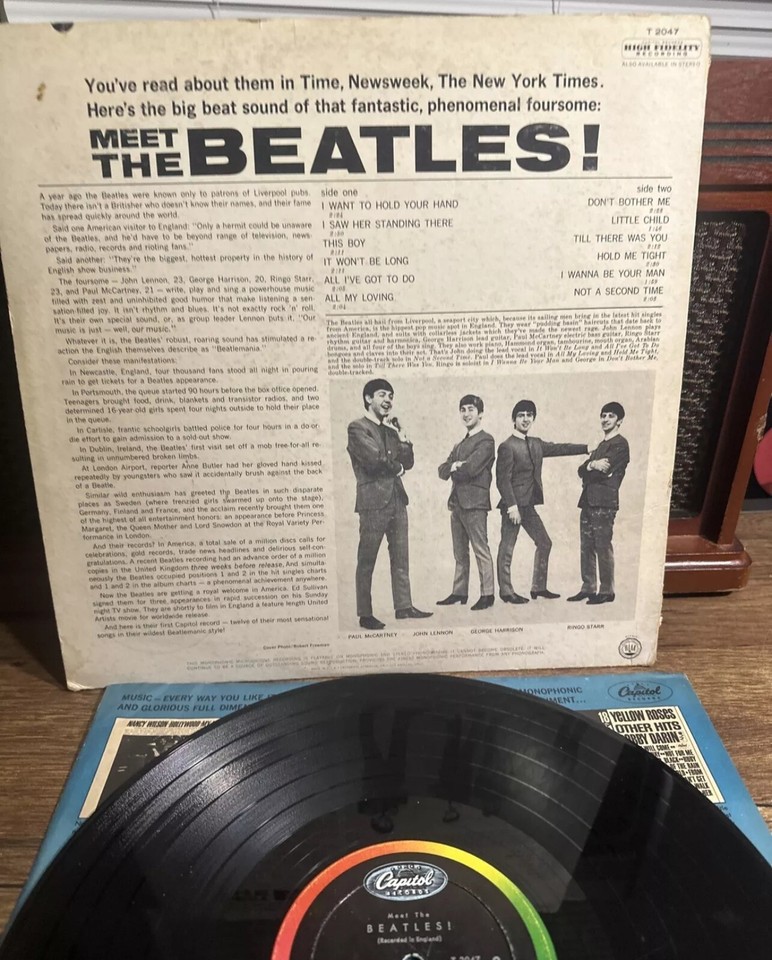 MEET THE BEATLES CAPITOL Original Mono T 2047 | eBay