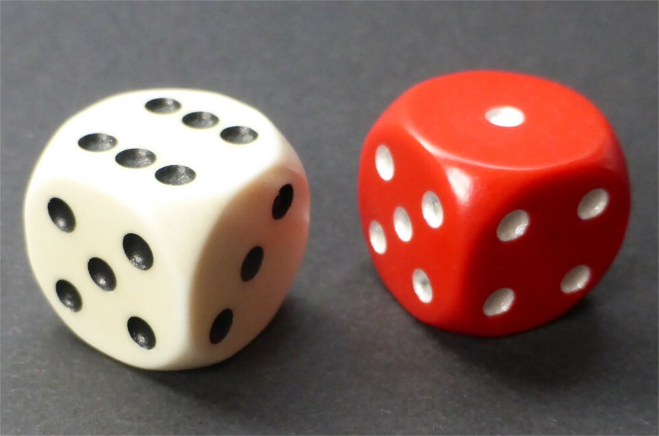 Loaded dice, rolls desired number - 6 options available, magic, trick ...