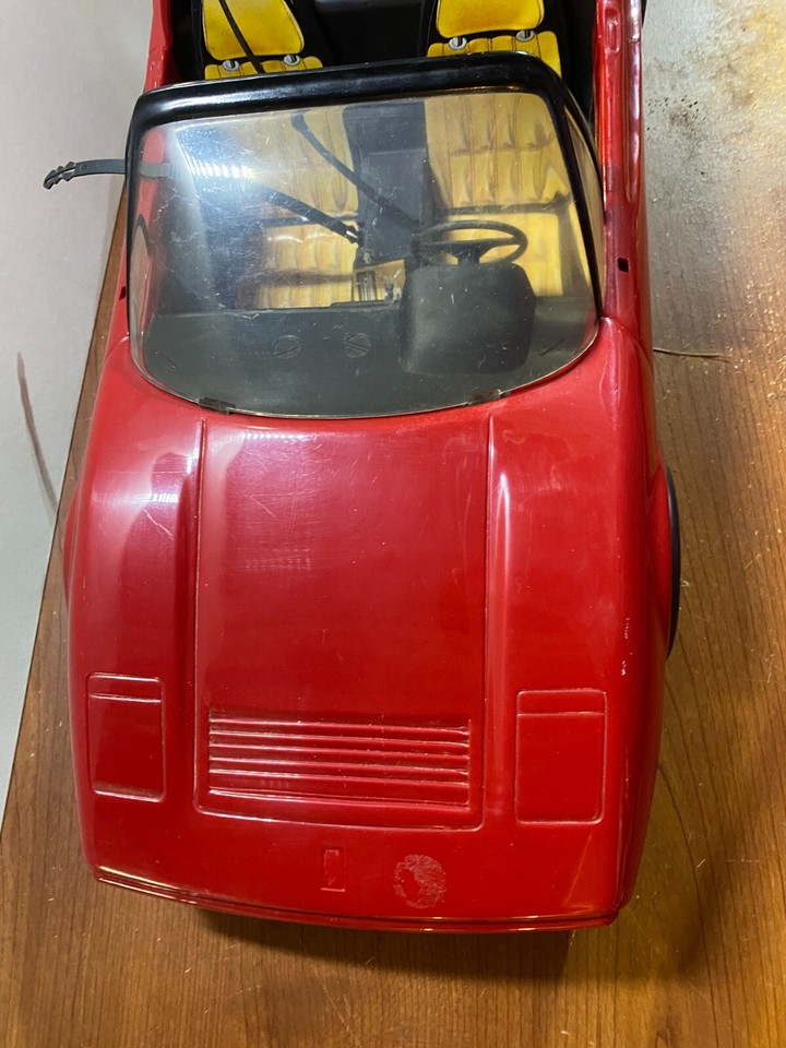 Barbie/Ken 1986 Mattel Red Ferrari - good condition. Comes with 1983 ...
