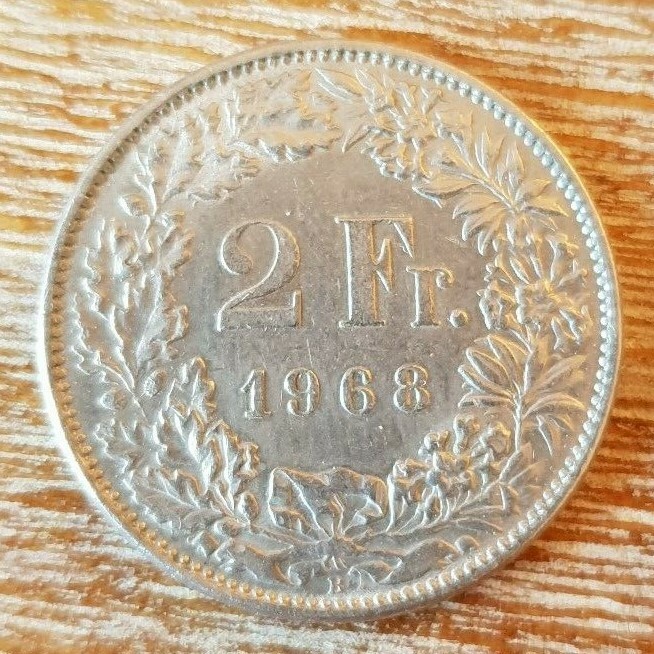 Piece 2 Francs 1968 d’occasion