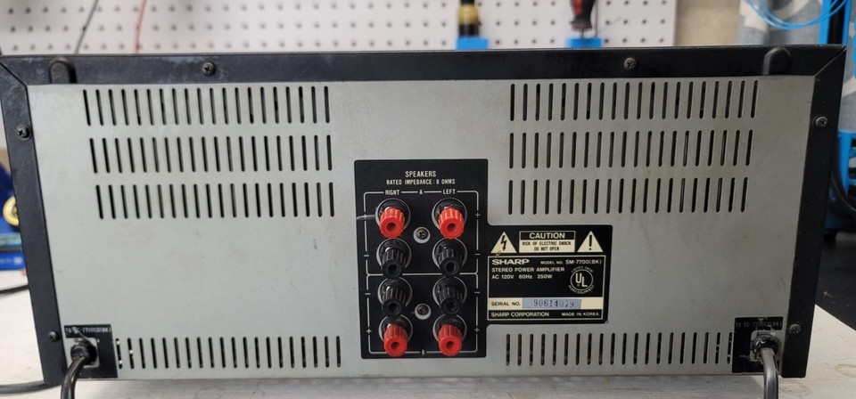 Sharp System-7700CD Power amplifier 150 Watt Per Channel | eBay