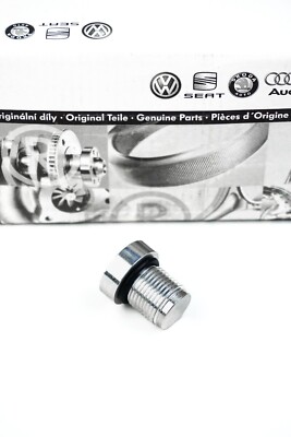 GENUINE VW SEAT SKODA FRONT DIFF DRAIN PLUG & SEALING RING WHT007168 ...